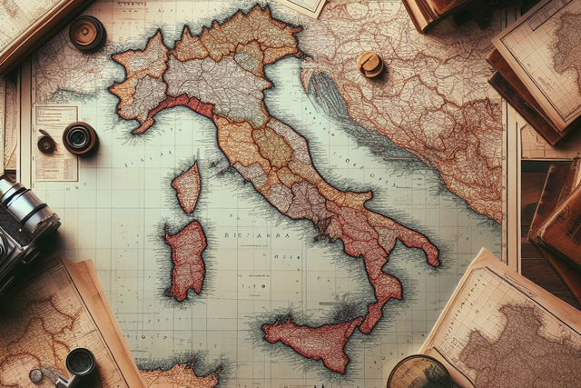 Exploring Italy’s History Through Vintage Maps: A Journey with VizCart