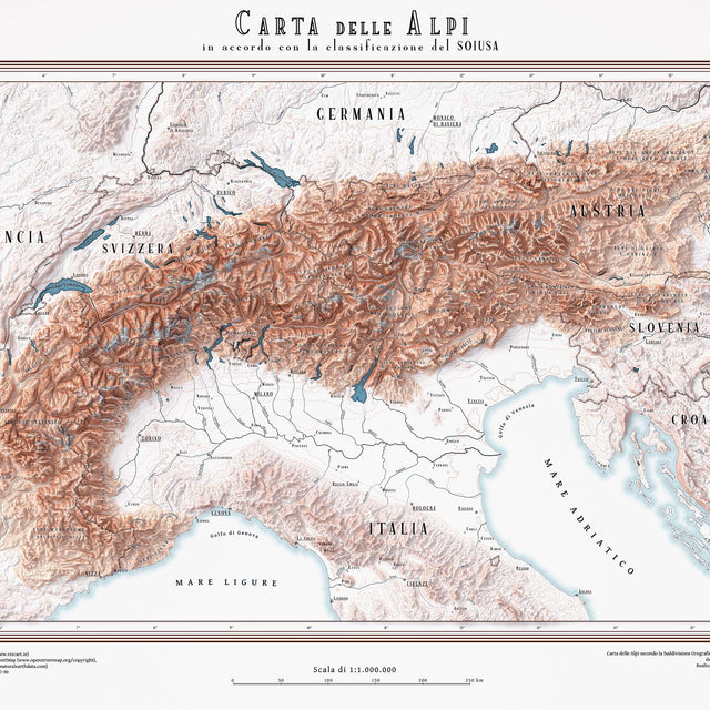 Topographic shaded relief maps | VizCart by VizArt
