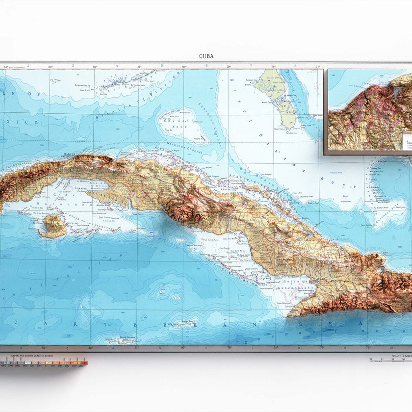 North America shaded relief maps | VizCart by VizArt