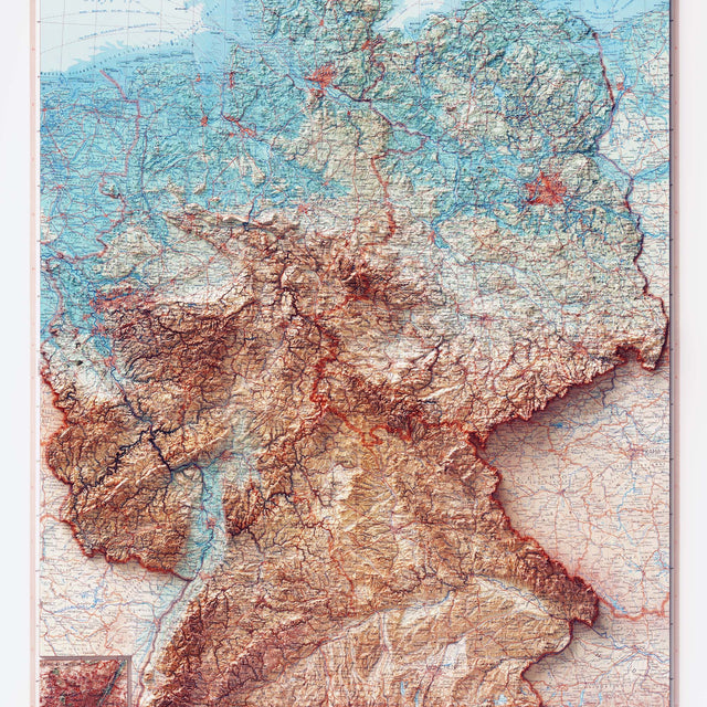 VizCart | Fine art shaded relief maps by Vizart