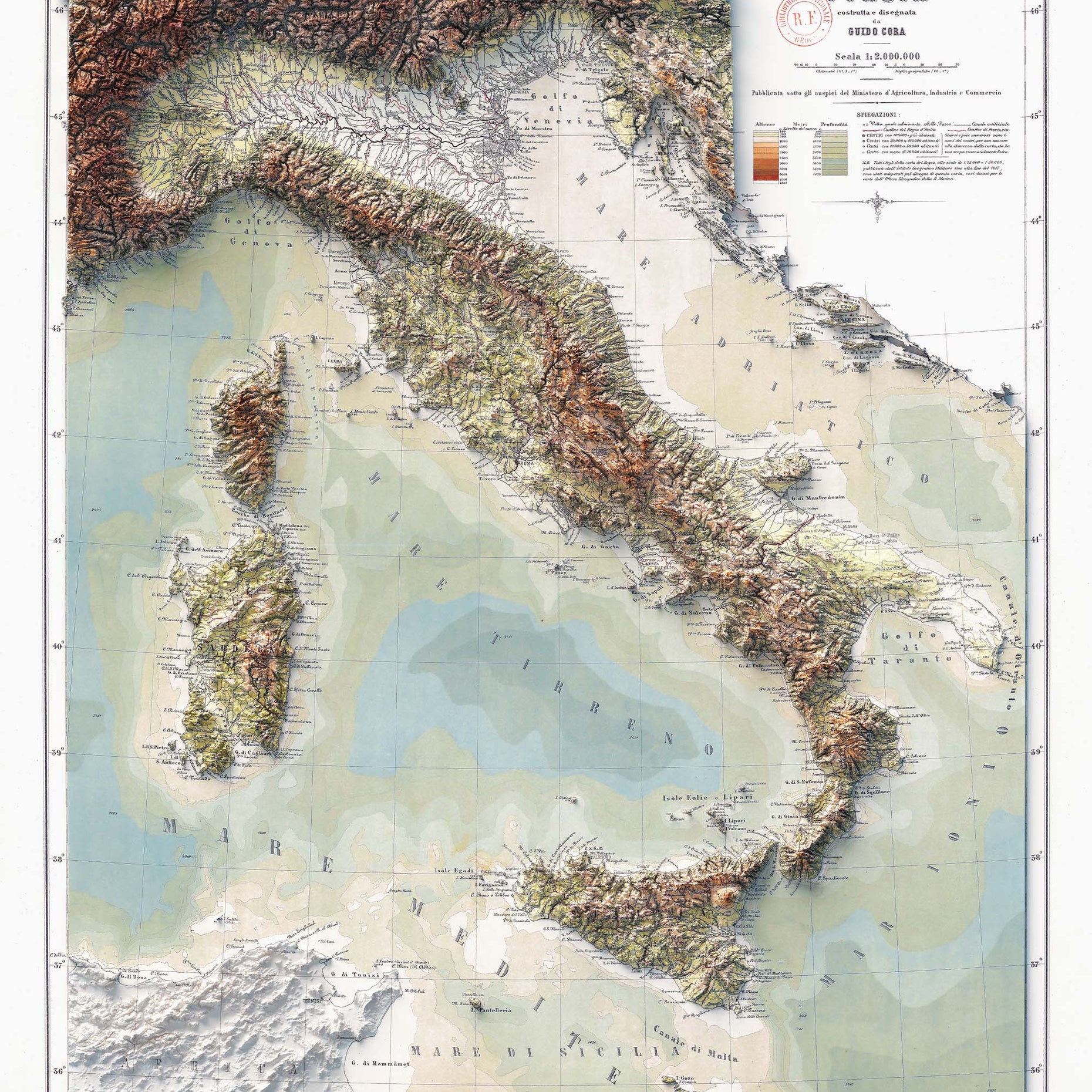 VizCart | Fine art shaded relief maps by Vizart
