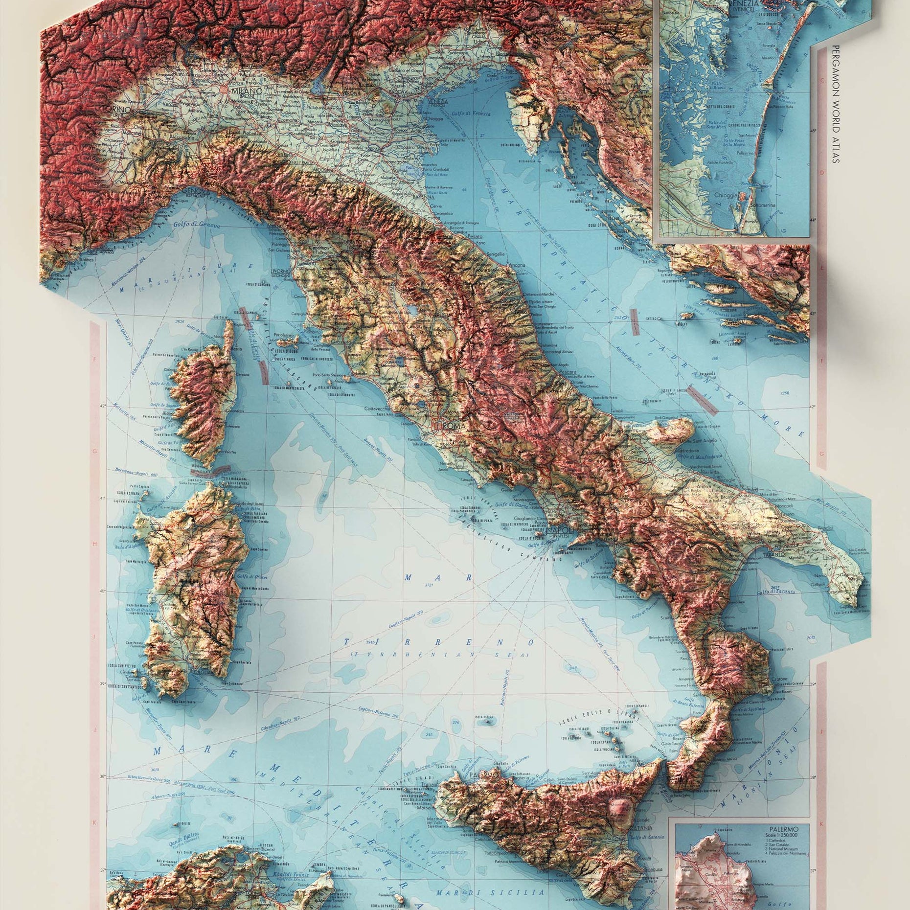 Topographic shaded relief maps | VizCart by VizArt