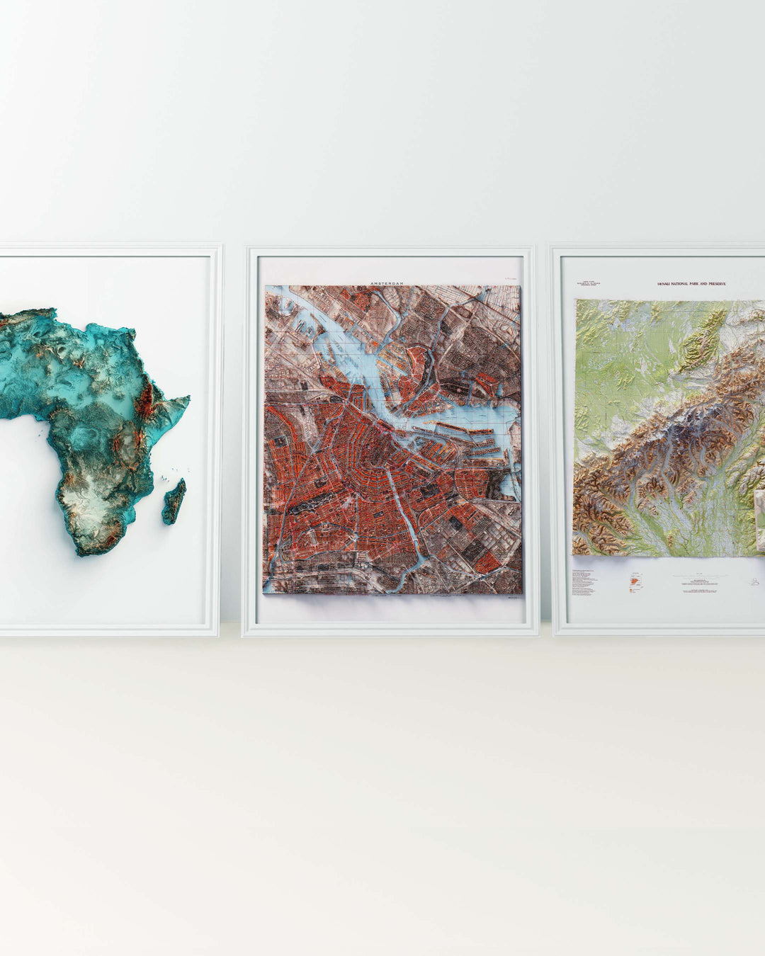 VizCart | Fine art shaded relief maps by Vizart