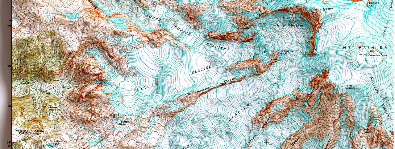 Topographic shaded relief maps | VizCart by VizArt