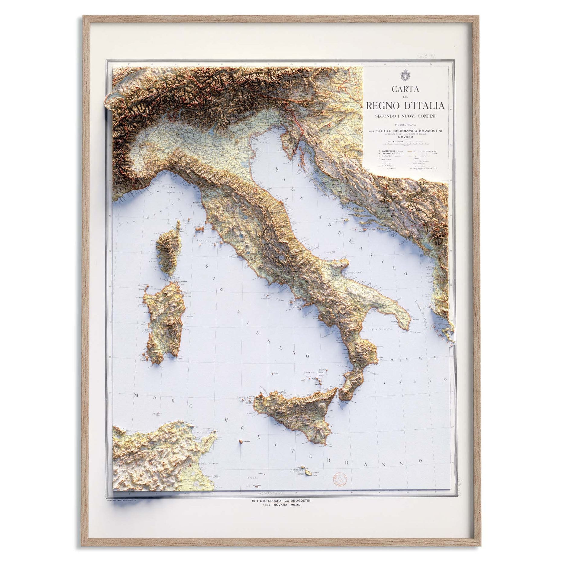 Topographic shaded relief maps | VizCart by VizArt