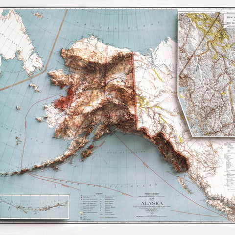 North America shaded relief maps | VizCart by VizArt