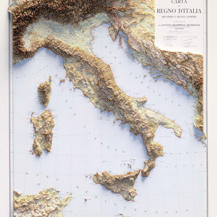 Topographic shaded relief maps | VizCart by VizArt