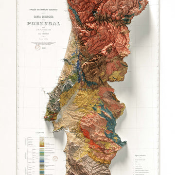 Geological shaded relief maps | VizCart by VizArt