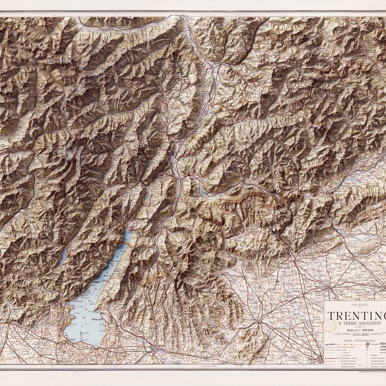 Topographic shaded relief maps | VizCart by VizArt